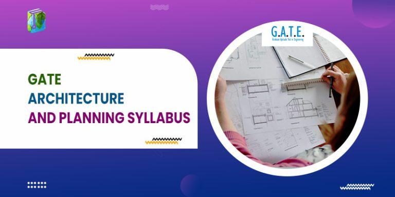 GATE Architecture and Planning Syllabus (AR) 2024 - GATE Syllabus 2024 GATE Architecture and Planning Syllabus (AR) 2024 - GATE Syllabus 2024